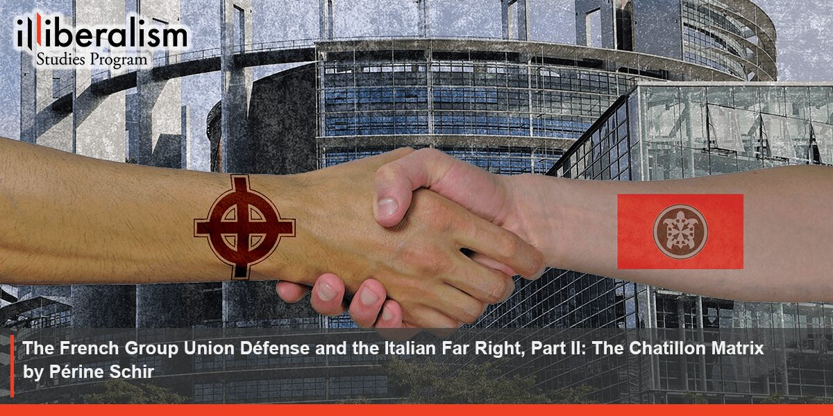 The French Group Union Défense and the Italian Far Right, Part II: The ...